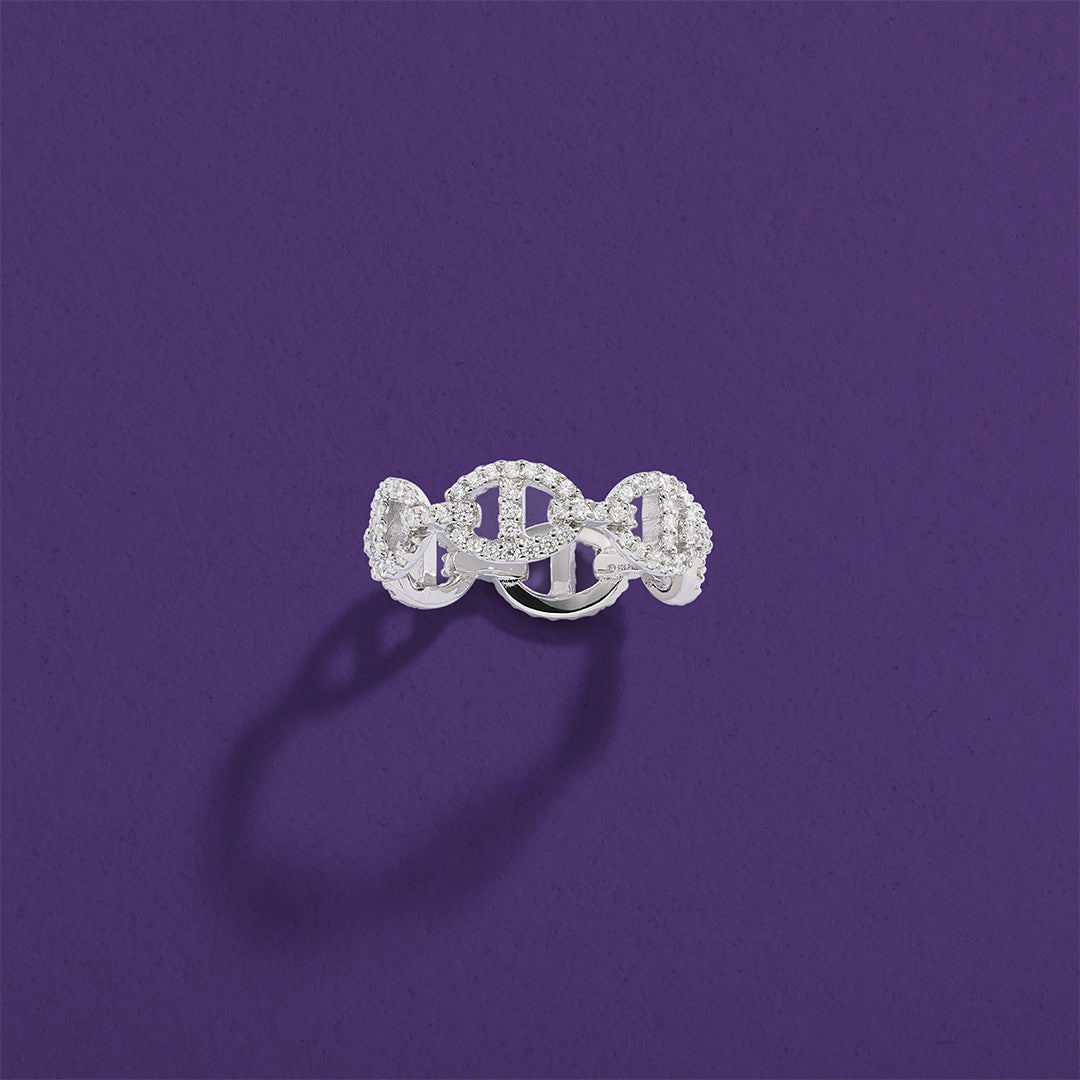 Maille Marine Ring - Silver | APM Monaco