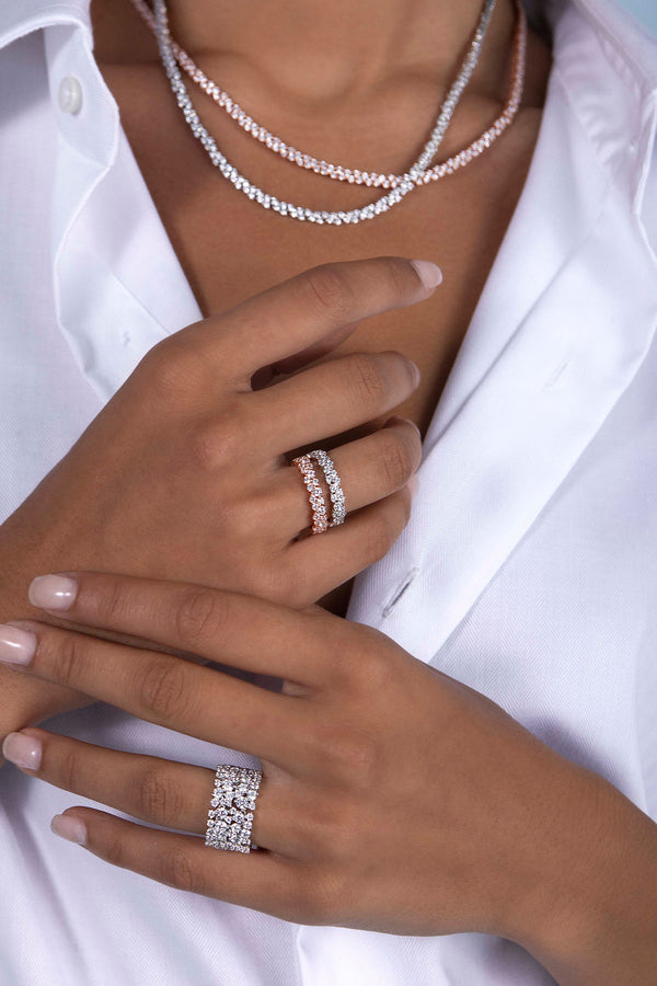 White Silver Jewelry | APM Monaco™