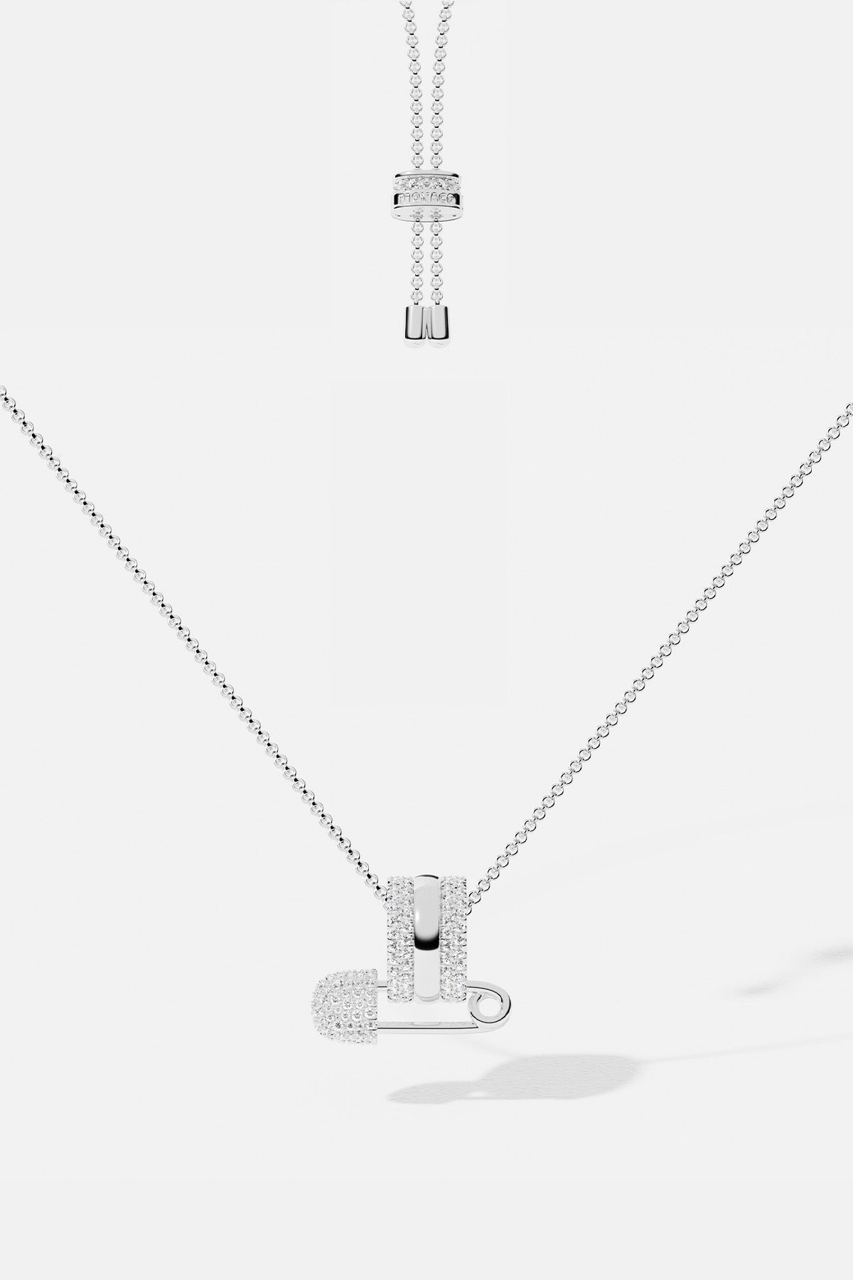 Safety Pin Adjustable Necklace | APM Monaco