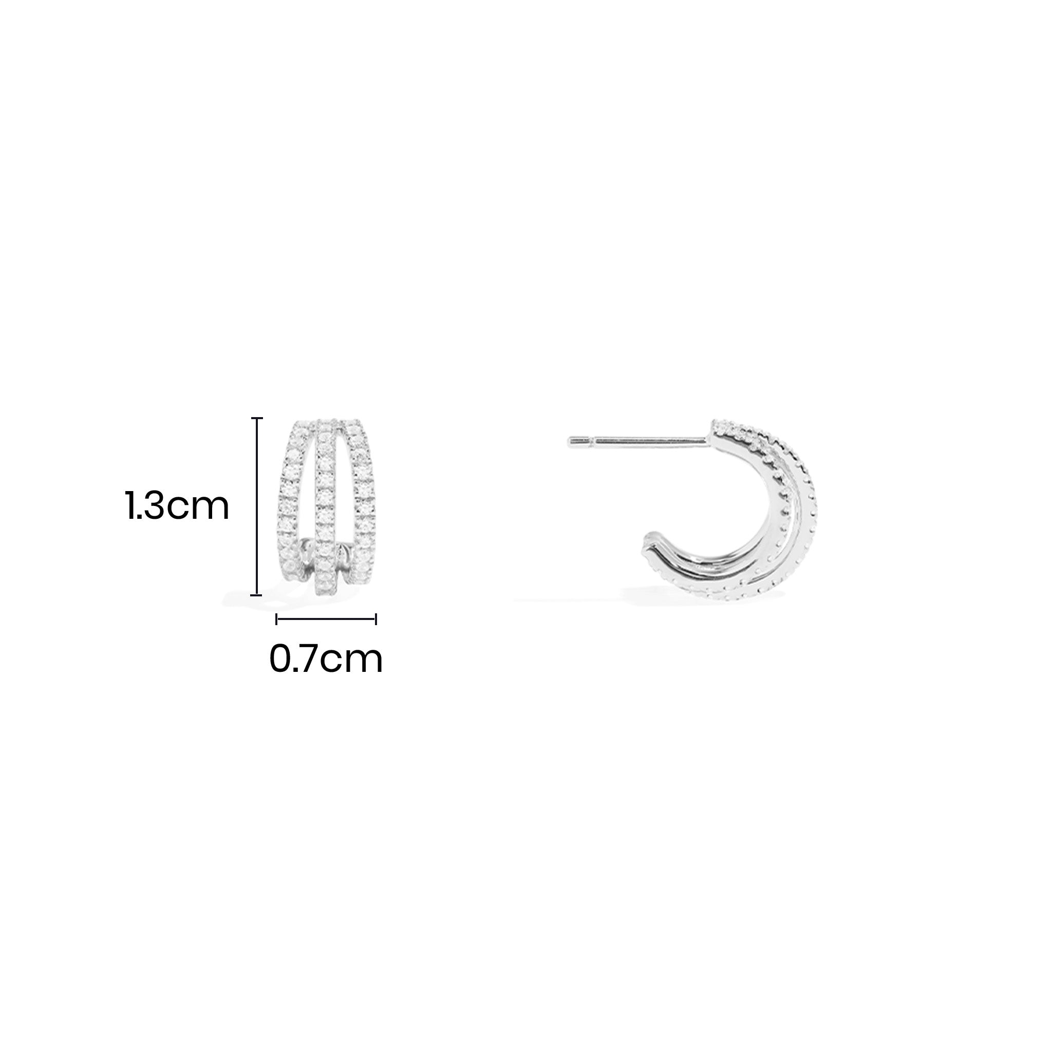 Triple Hoop Earrings | APM Monaco